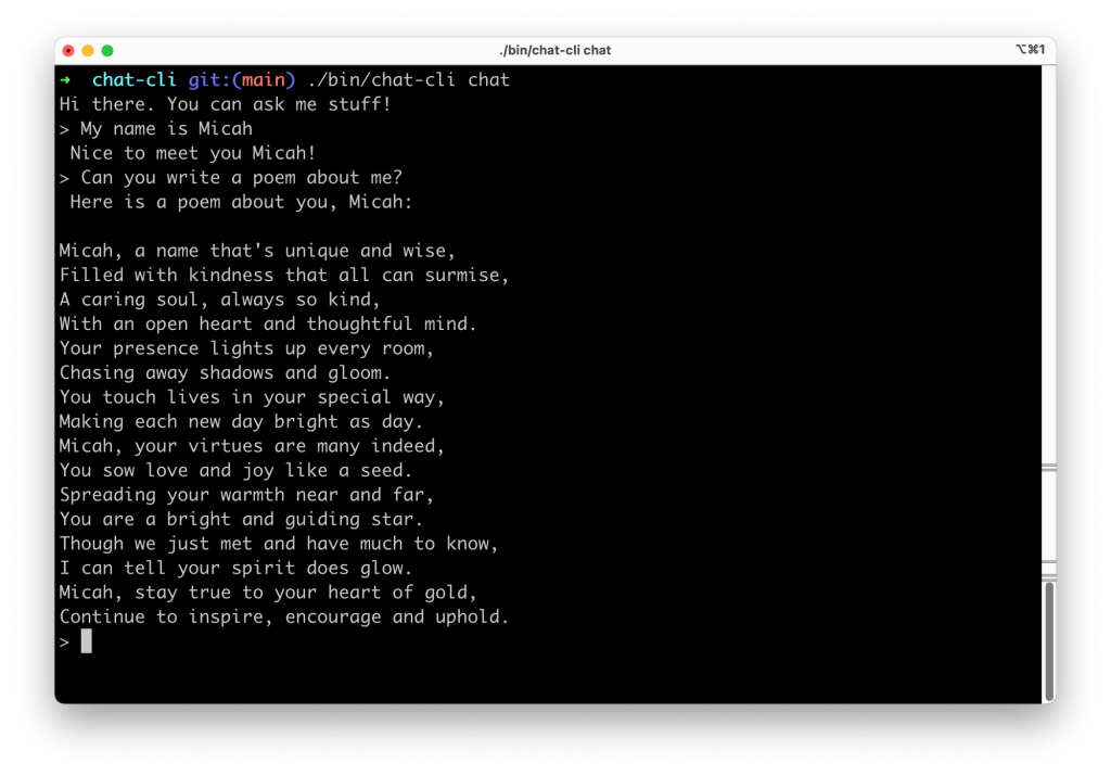 Building a Generative AI CLI with Amazon Bedrock and Go - Micah Walter